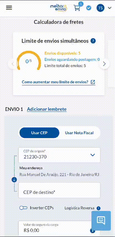 Como usar o APP do Melhor Envio? – Melhor Envio